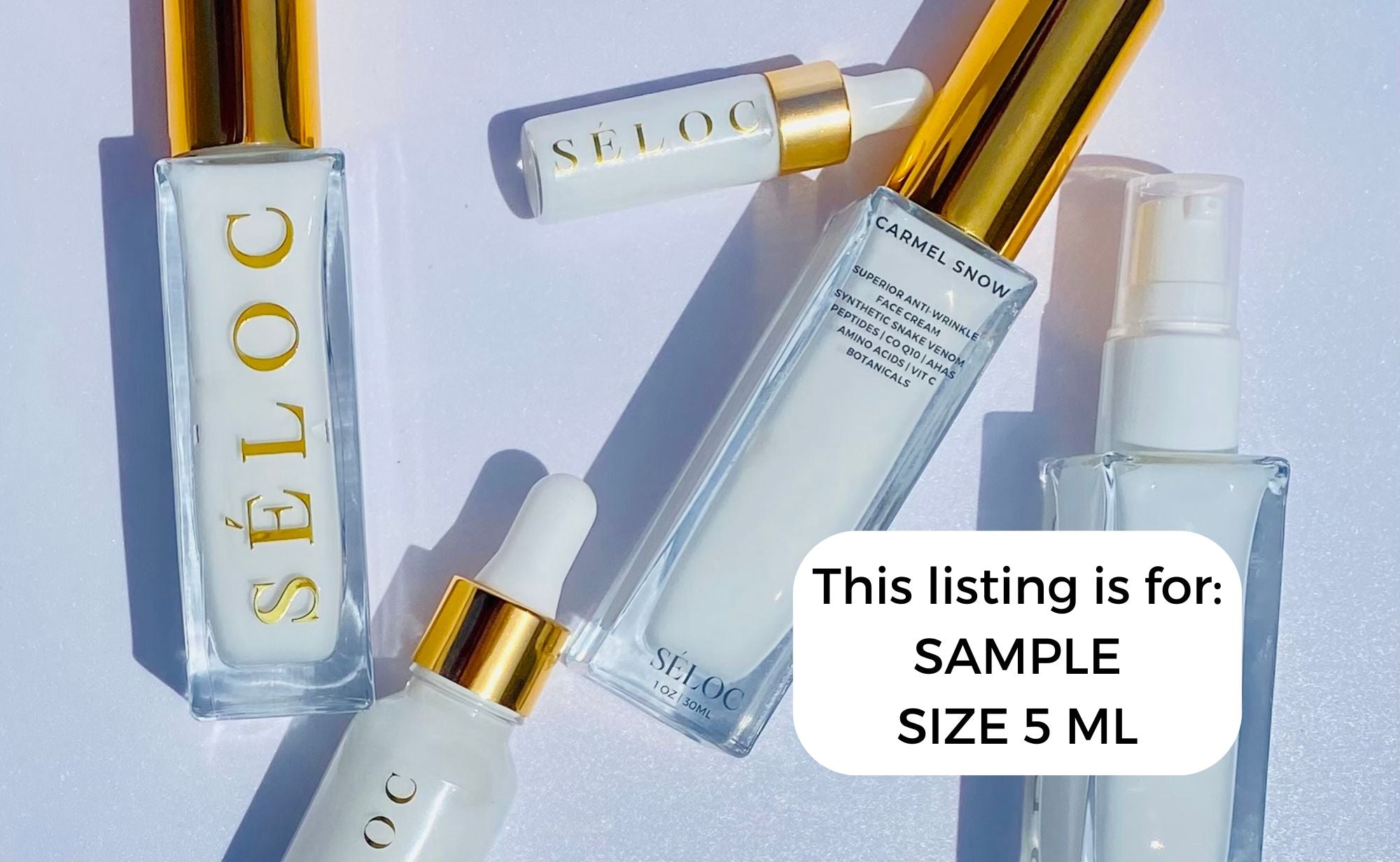 CARMEL SNOW Extreme Wrinkle Lotion Botox in a Bottle SAMPLE 5ML ...